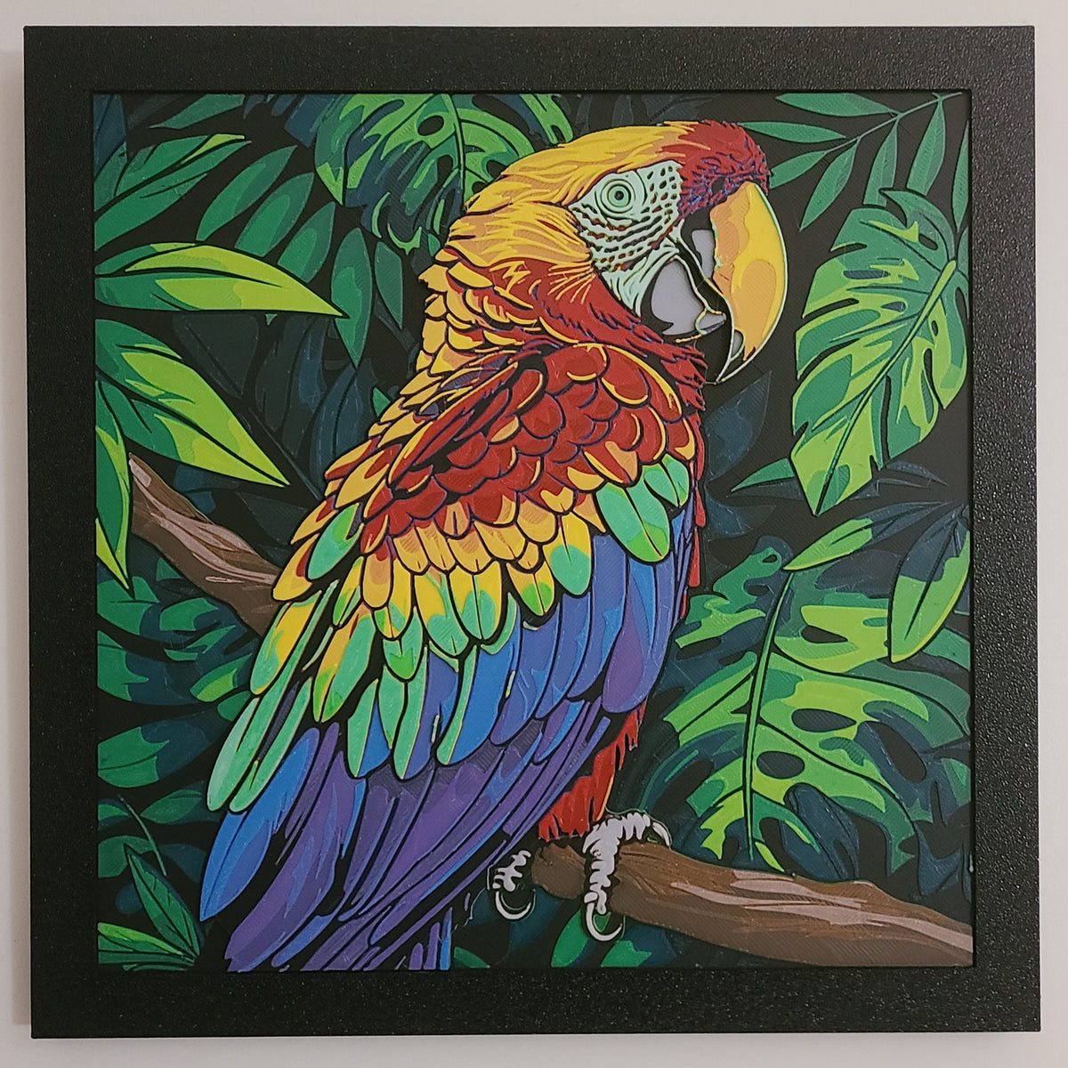 Rainbow Macaw - 3D Printed Filament Painting – BEDLAM Threadz