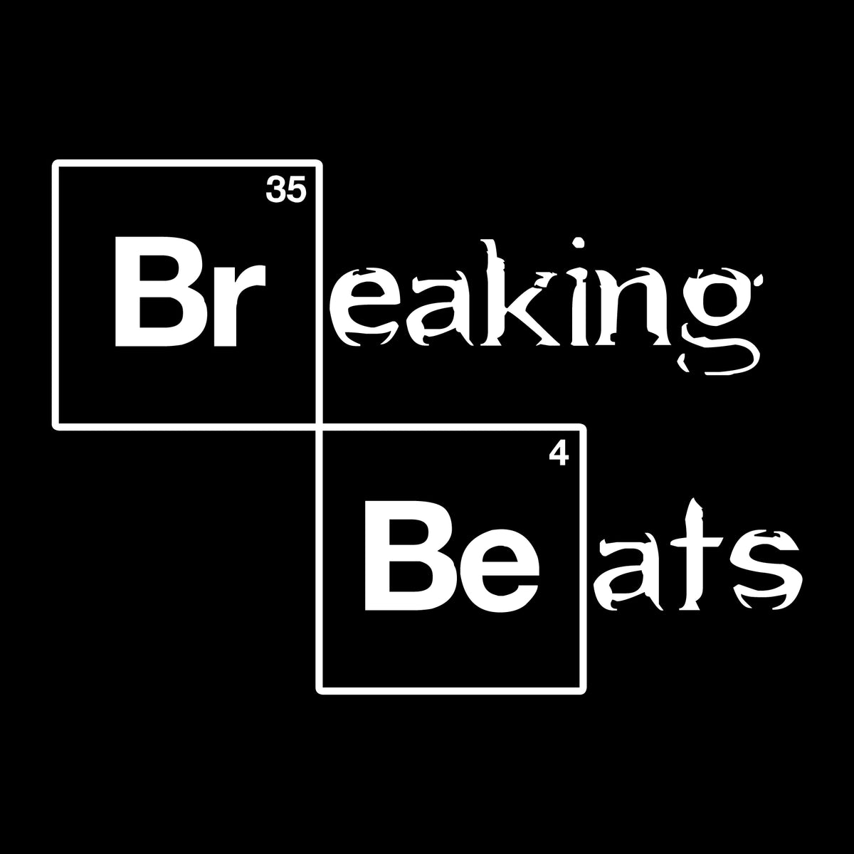 BREAKING BEATS DECAL – BEDLAM Threadz